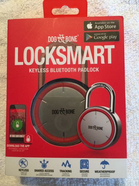 Open High Tech Dog & Bone Locksmart Keyless Bluetooth Padlock in ...