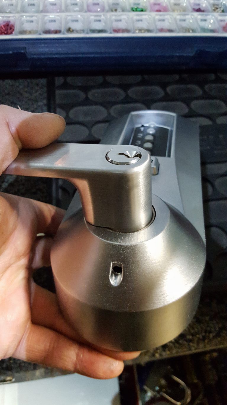 Rekey Mechanical Pushbutton Lock | Mr. Locksmith New Westminster ...