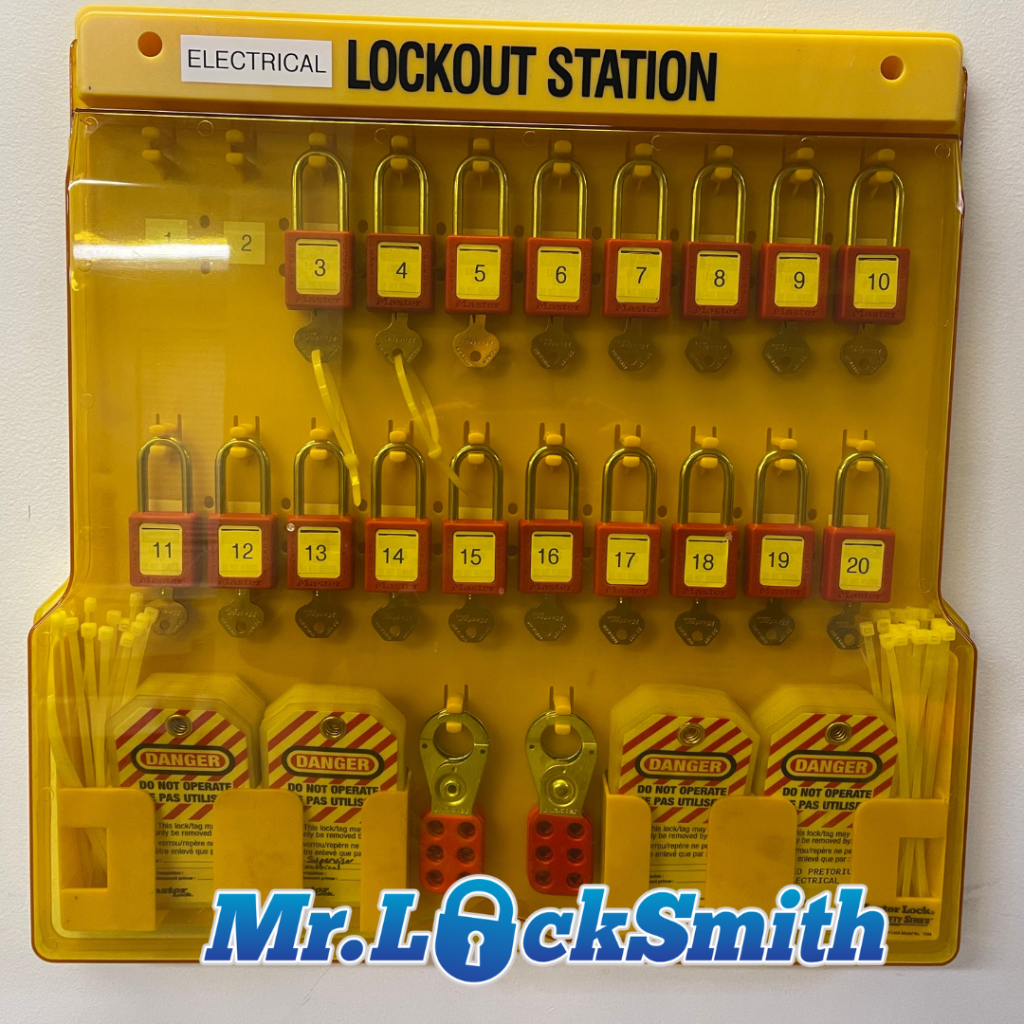 Padlock LockOut Station - High Security Padlocks - Mr. Locksmith