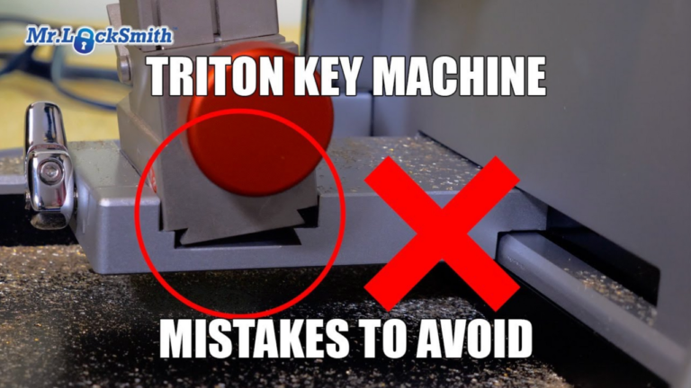 Triton Key Machine | Mistakes to Avoid - Mr. Locksmith