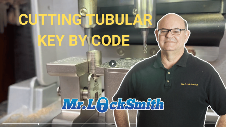 Cutting a Tubular Key by Code with Mr. Locksmith - Mr. Locksmith