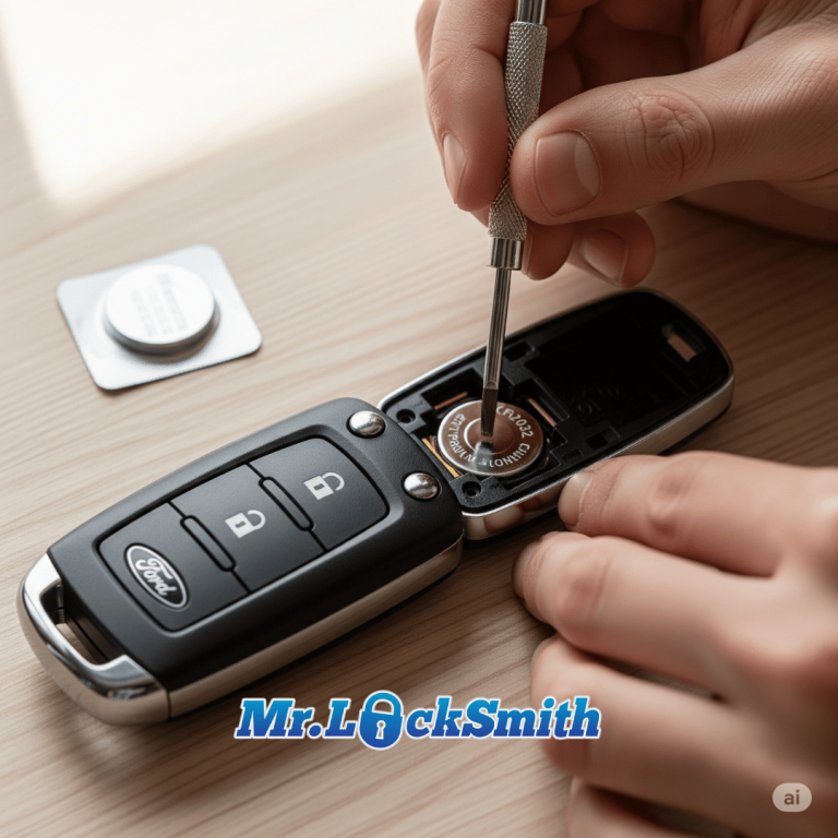 How to Replace Key Fob Battery Ford Focus 2012–2014 - Mr. Locksmith